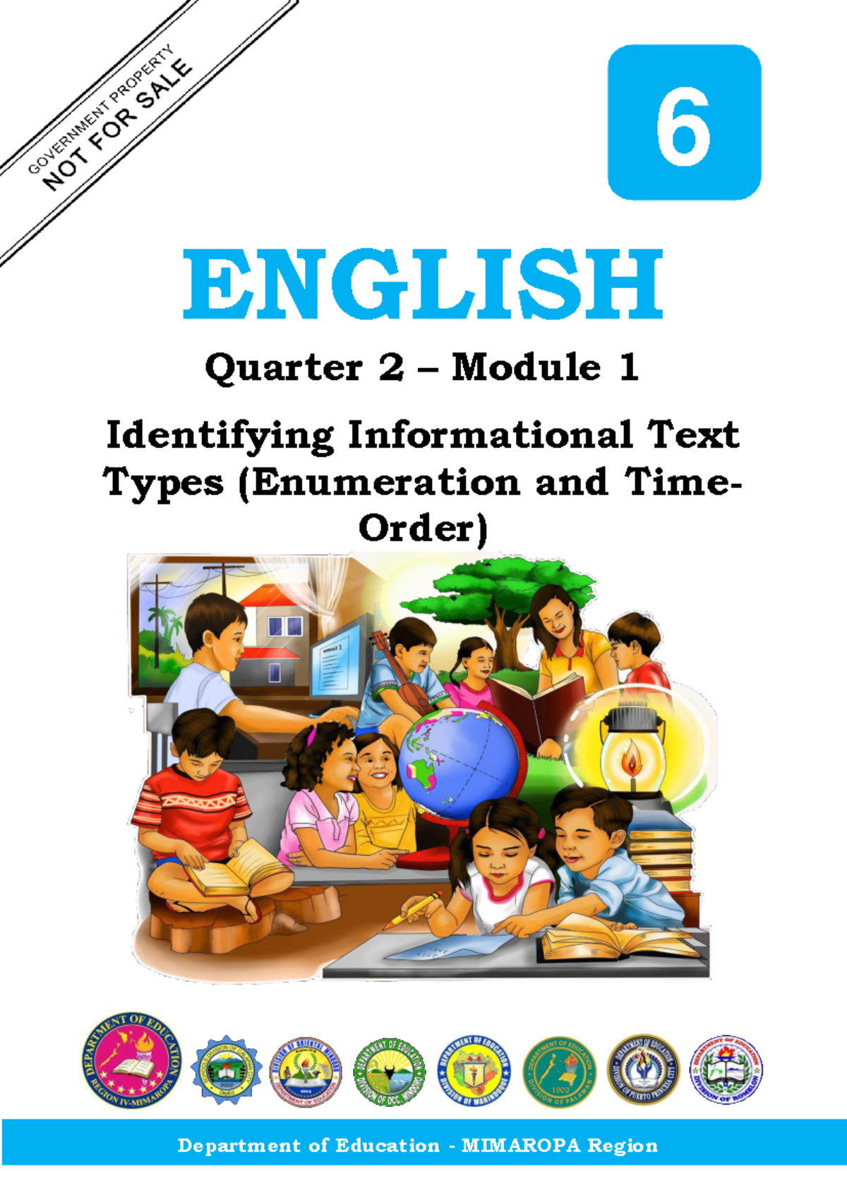 **English 6 Q2: Module 1 - Identifying Informational Text Types** - Studocu