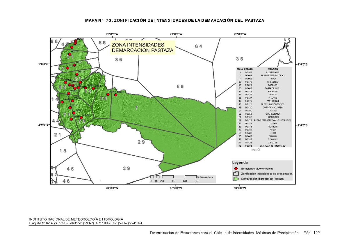 Zonificacion Pastaza - Historia - INSTITUTO NACIONAL DE METEOROLOGÍA E ...