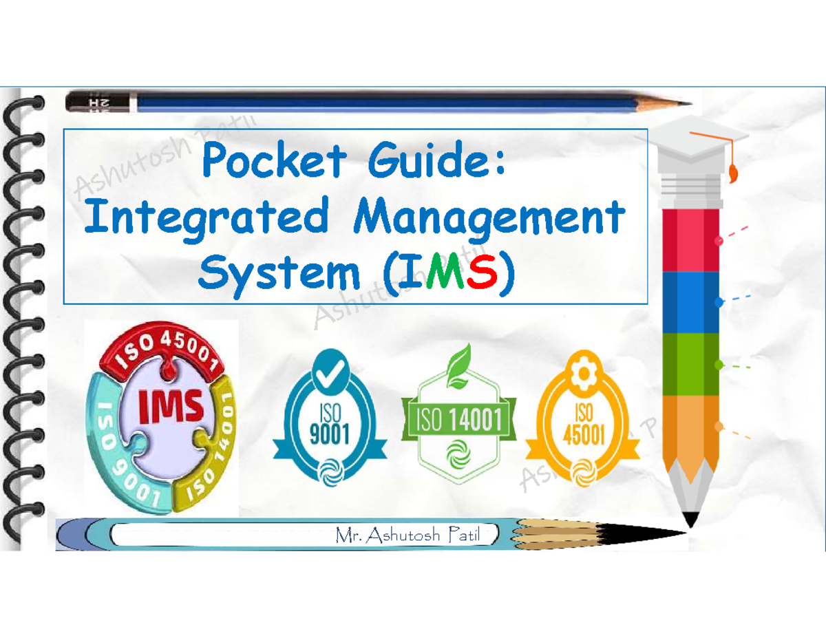 IMS Guide: Introduction to Integrated Management System (IMS) - Studocu