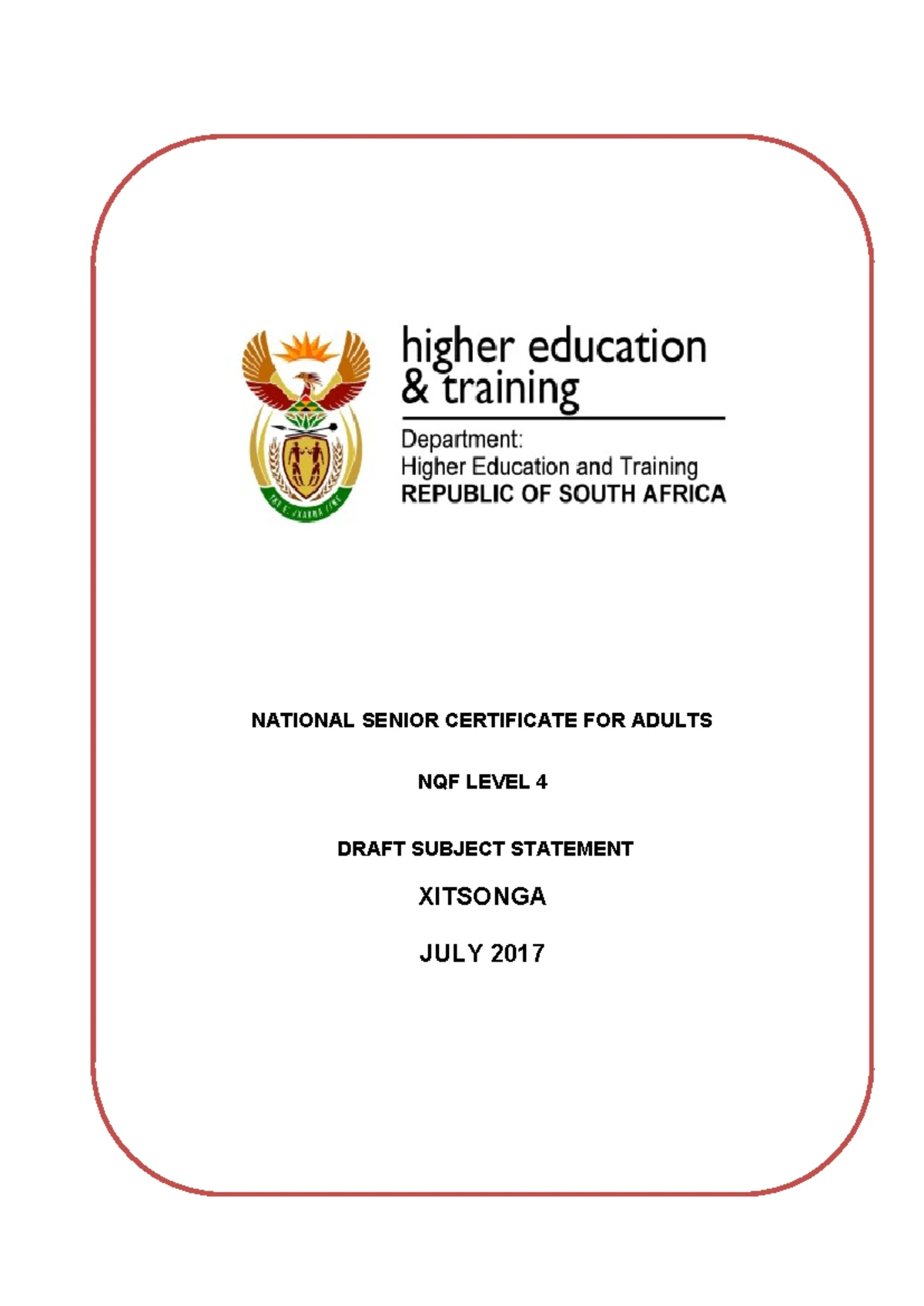 Tsonga Bible Book Names List: Xitsonga to English Translation - Studocu