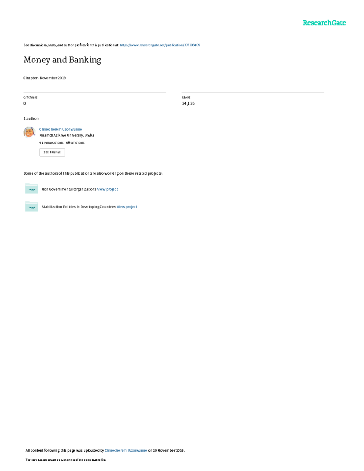 Money and Banking MSc- Principles OF Economics - masters in commerce ...