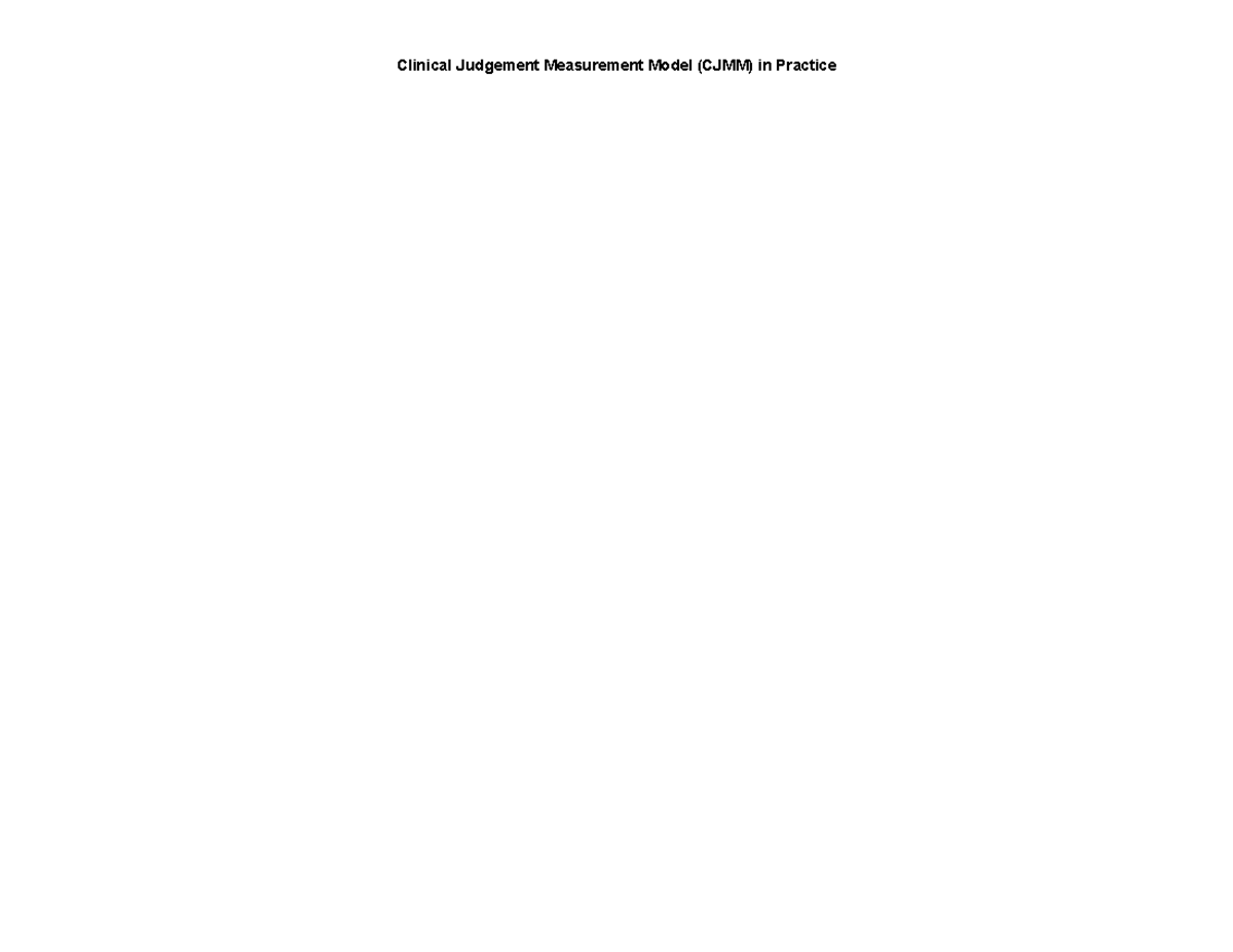 CJMM Clinical Assessment: Key Findings & Client Outcomes Analysis - Studocu