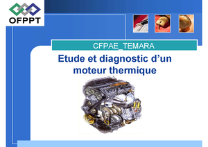 EFMR2 Moteur Thermique Tsdee - / Direction Régionale RABAT-SALÉ-KENITRA ...
