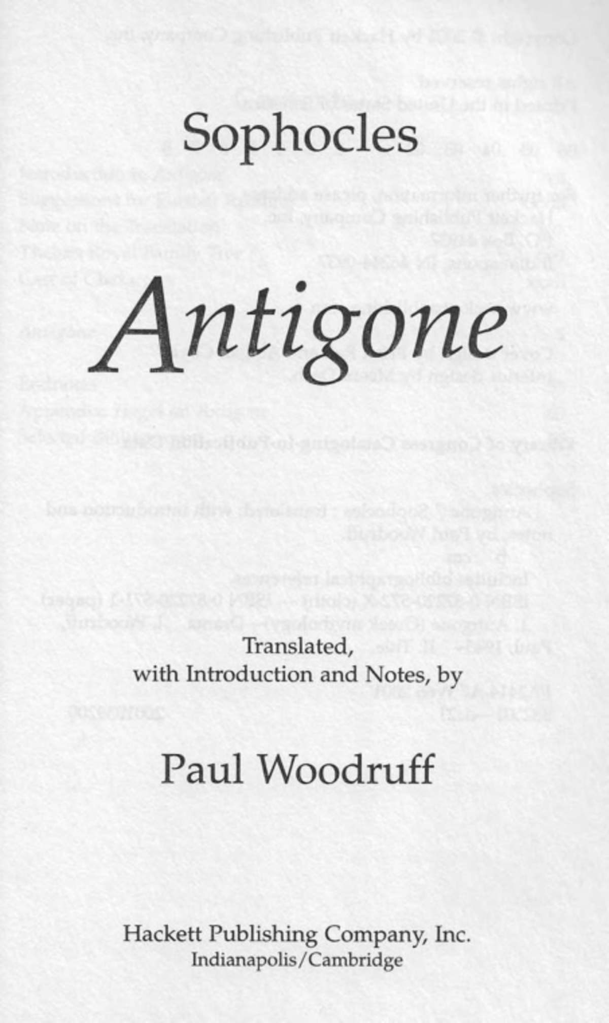 Antigone by Sophocles - Term Paper Analysis and Character Study - Studocu