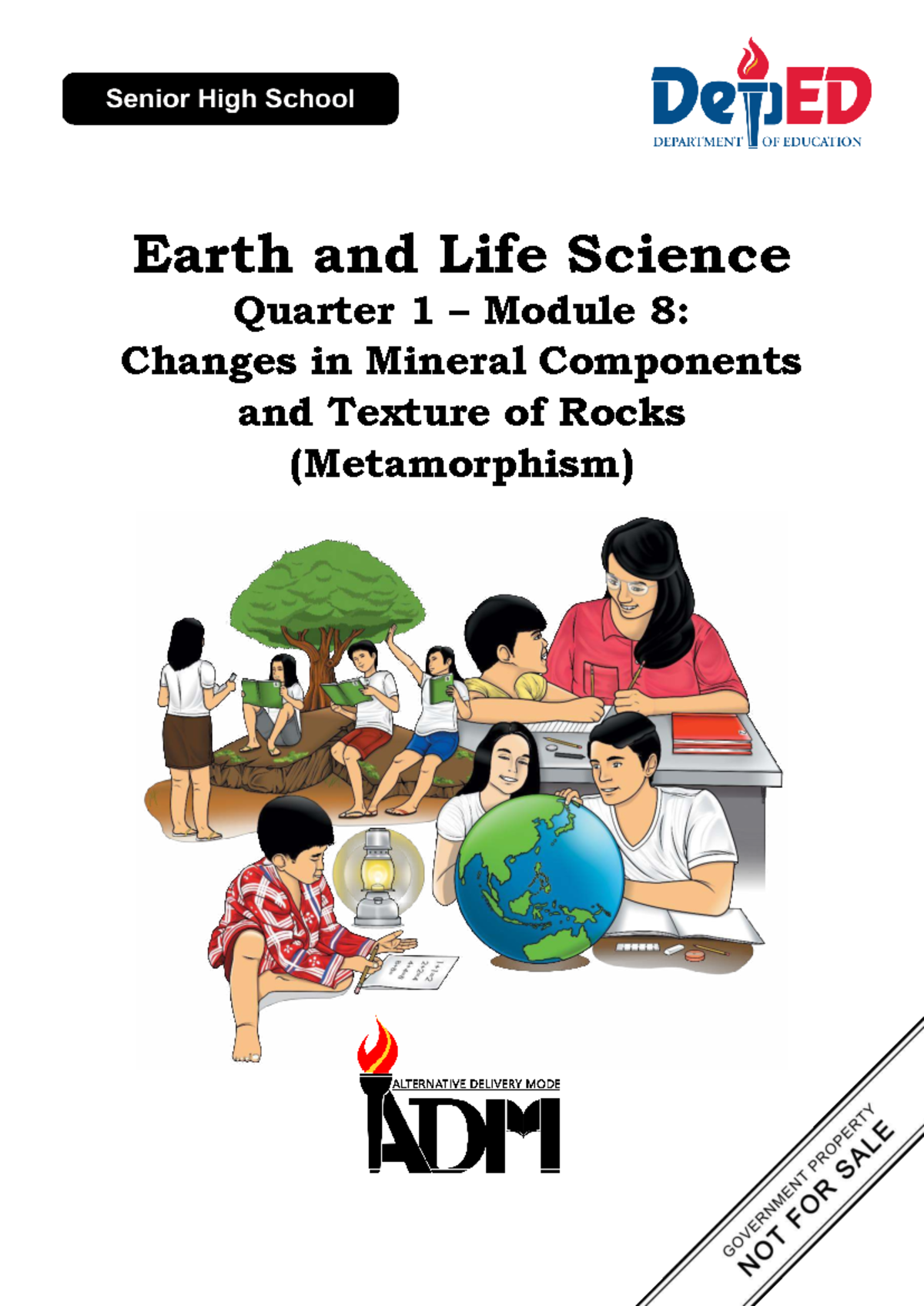 ELS Q1 Module 8: Changes in Mineral Components & Texture of Rocks - Studocu
