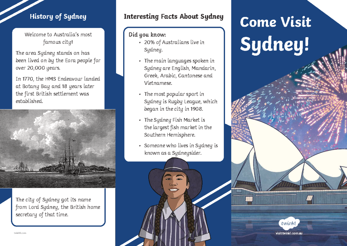 Sydney Brochure: A Glimpse into Australia's Iconic City - Studocu