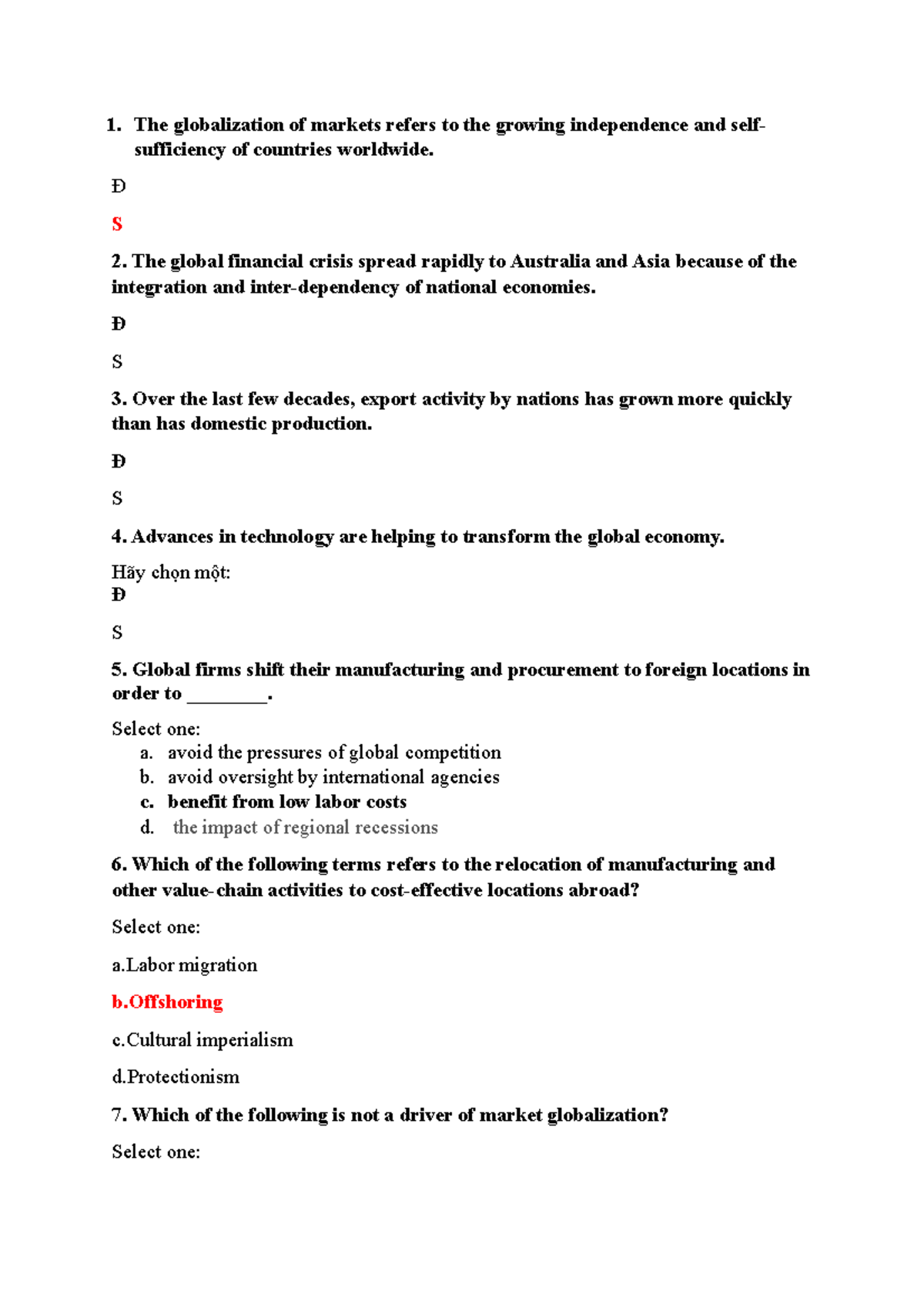 Topic 1-2-3-4 Midterm Study Notes on Globalization and Economics - Studocu
