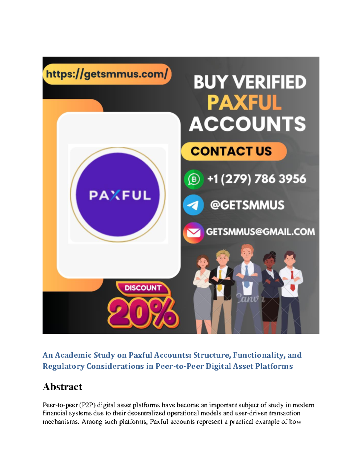 P2P Digital Finance: Analyzing Paxful Accounts Structure & Risks - Studocu