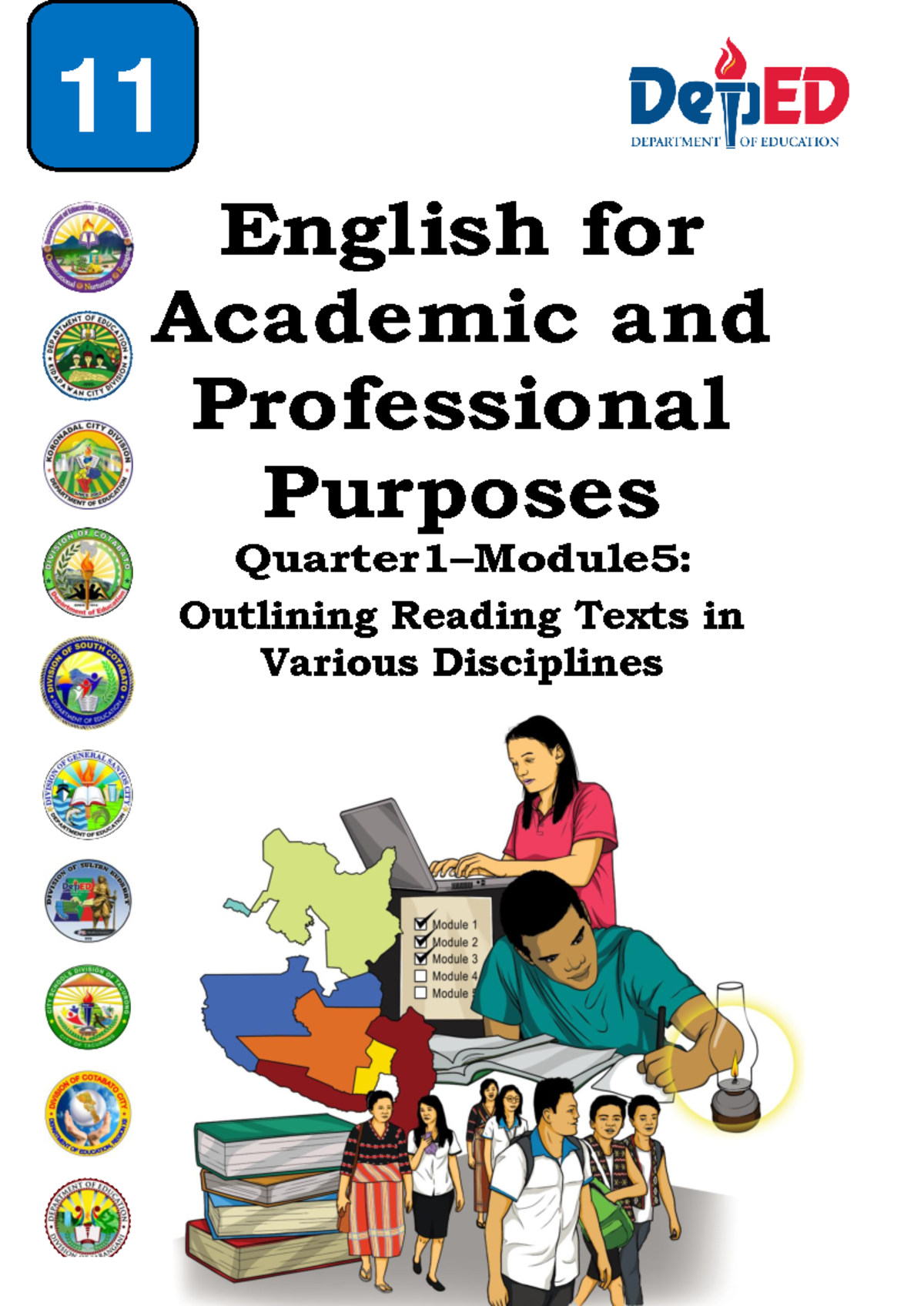 EAPP Q1 - Module 5: Outlining Reading Texts in Diverse Fields - Studocu