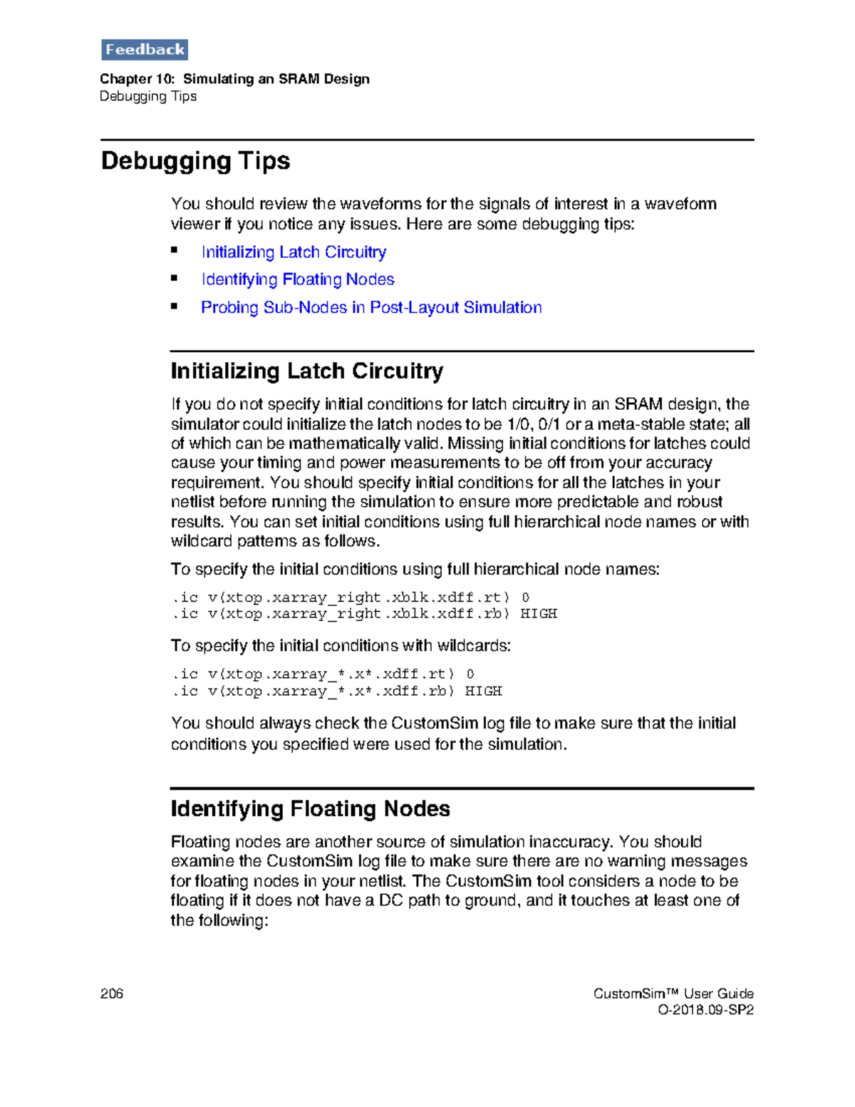 Chapter 10: Debugging Tips for SRAM Design Simulation - Studocu