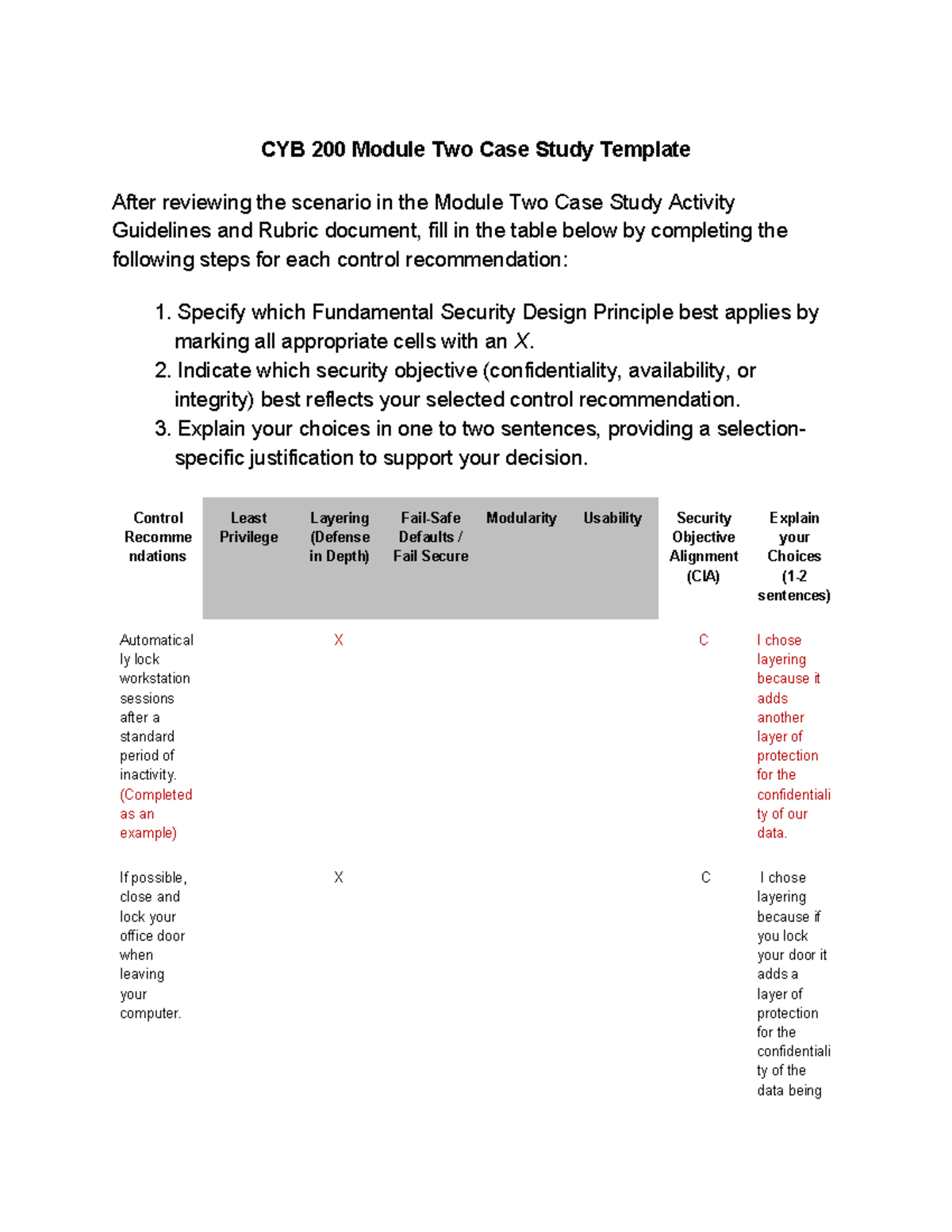 Cyb 200 Assignment 2 - Case Study on Security Design Principles - Studocu