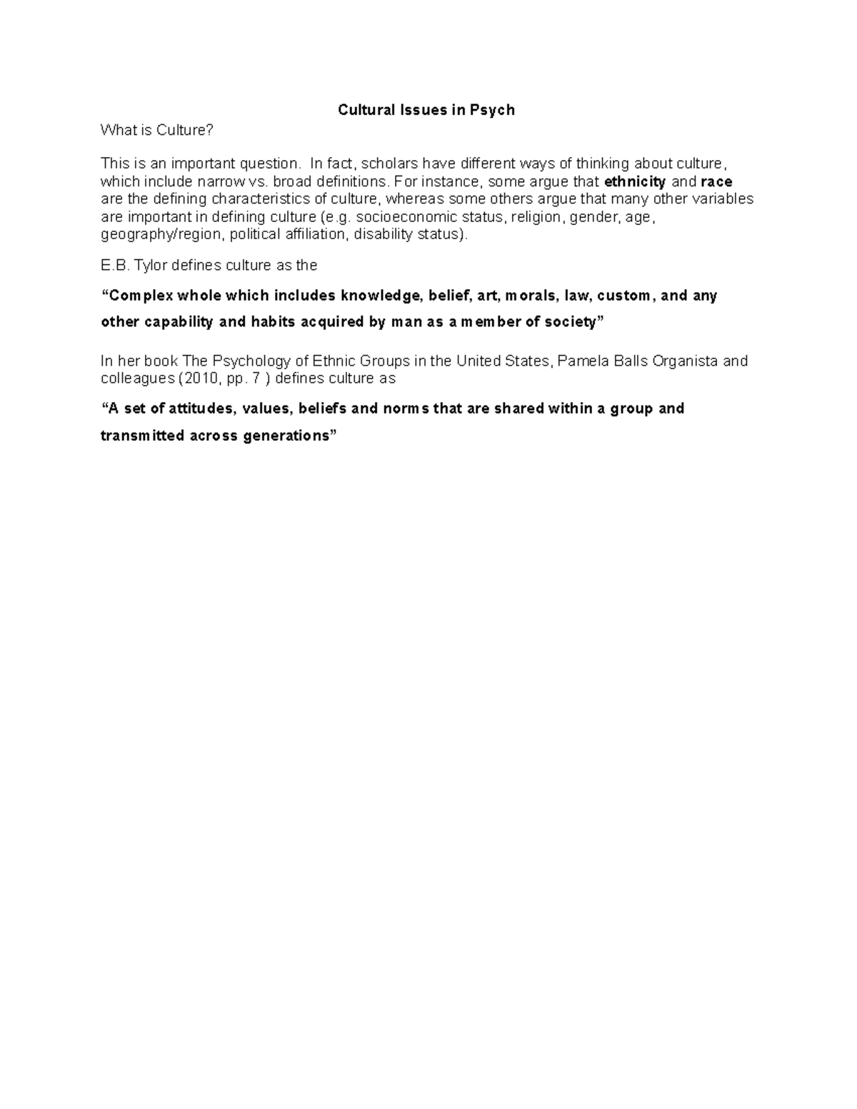 Chapter 4 Cultural Issues in Clinical Psychology - Cultural Issues in ...