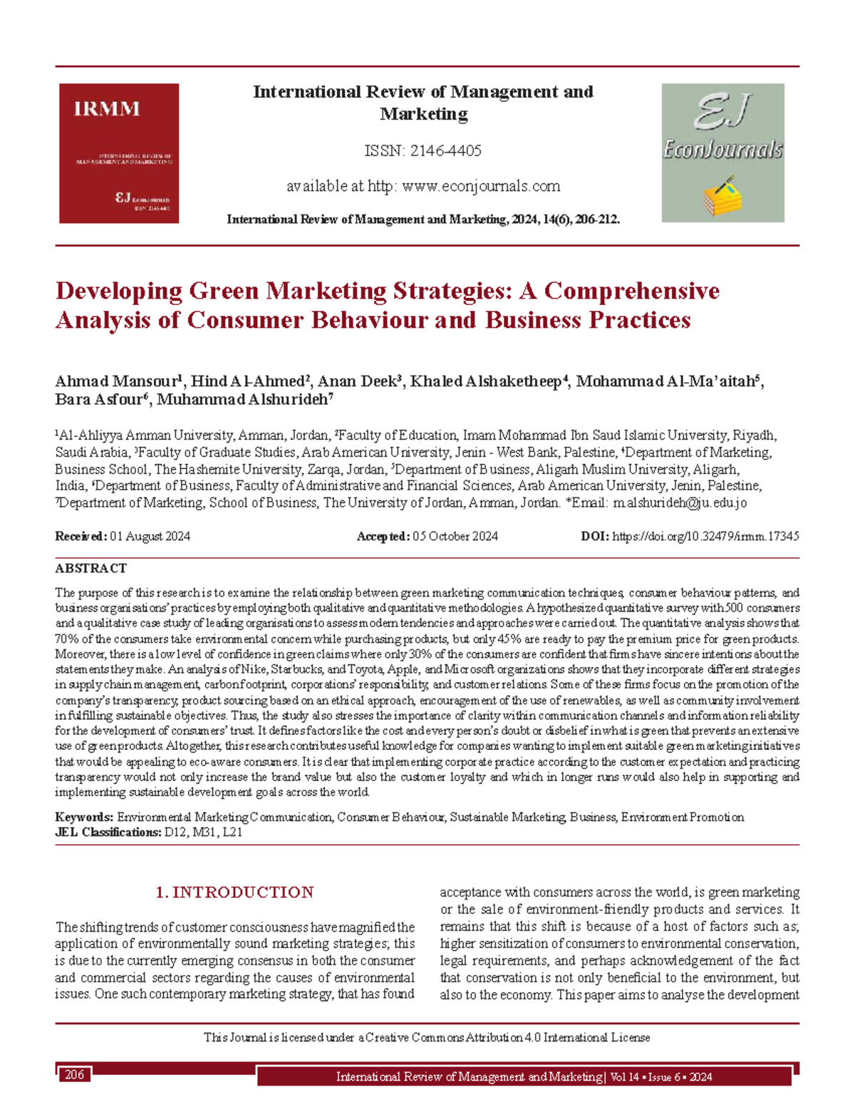 Developing Green Marketing Strategies: Consumer Behavior & Business ...