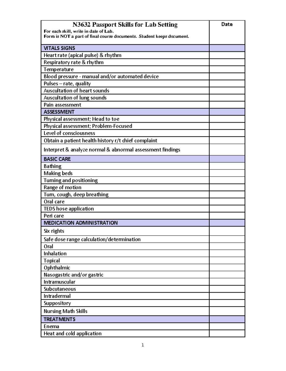N3632 Passport Skills Lab: Essential Skills for Healthcare Practice ...