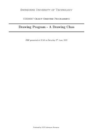 Summary Introduction To Object-oriented Programming Lecture 1-12, Mind ...