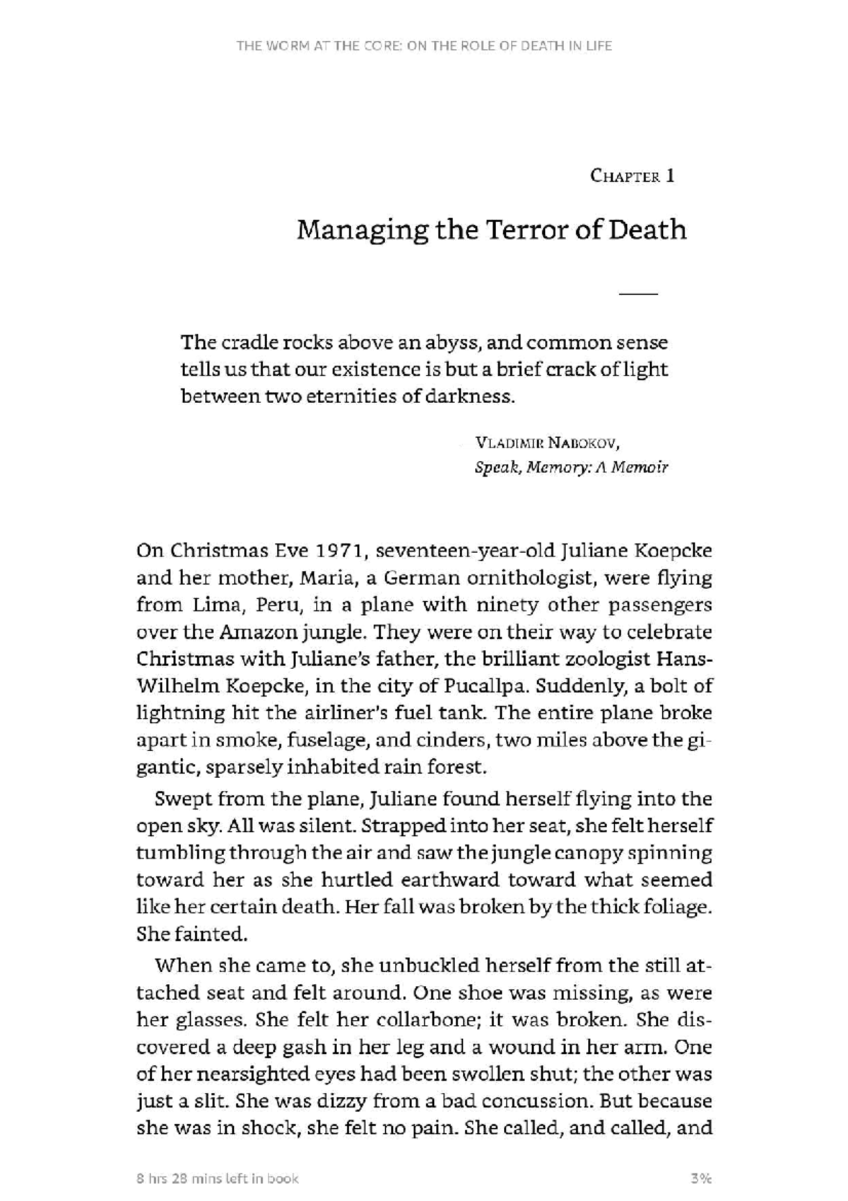 TH101: Chapter 1 Analysis - The Role of Death in Life - Studocu
