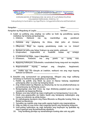 Module 1 Quarter 4 Cookery 10 - QUARTER 4 PREPARING AND COOKING MEAT ...