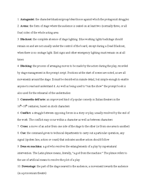 THEA100-HW6 - Homework 6 - Comedy - Part One Seven forms of comedy 1 ...