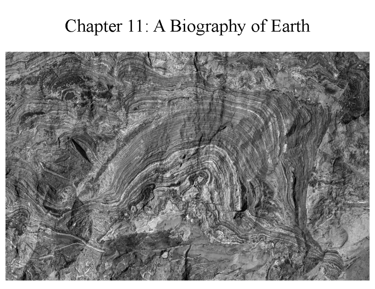 Lecture 12: A Biography of Earth - Geological Historical Overview ...