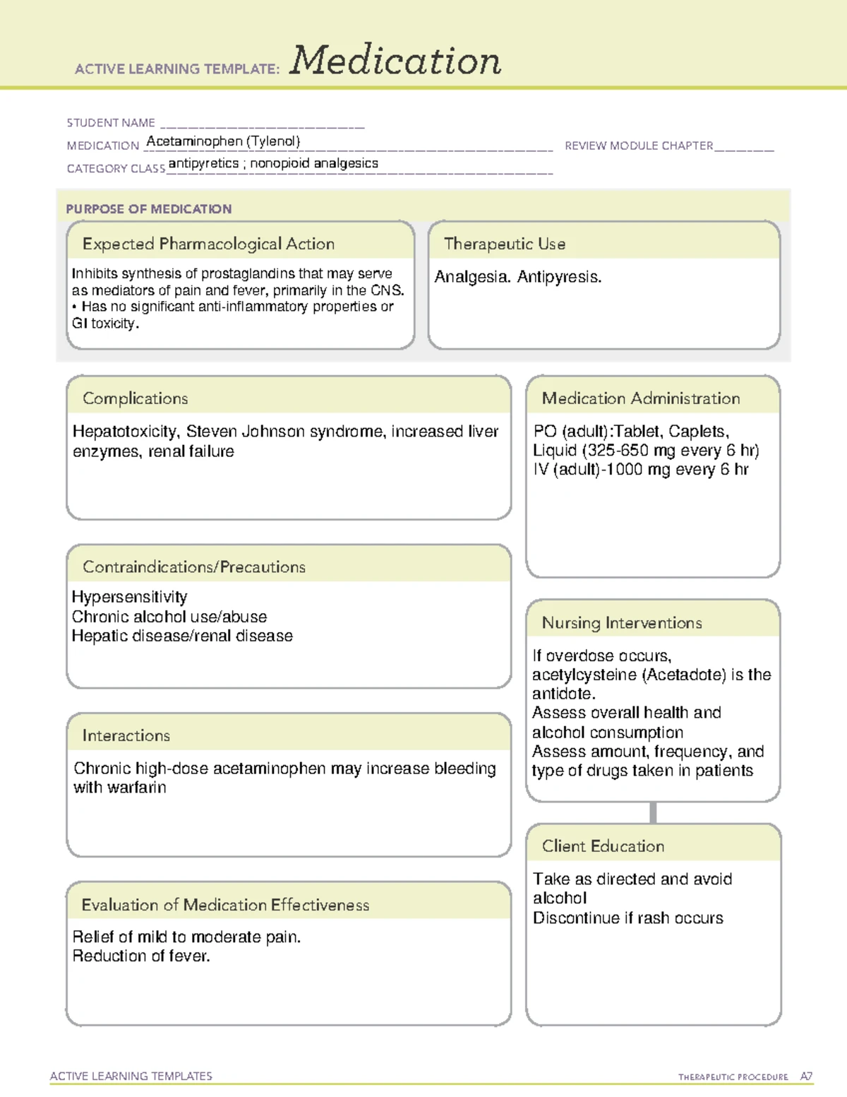 Active Learning Template: Enoxaparin Overview and Nursing ...