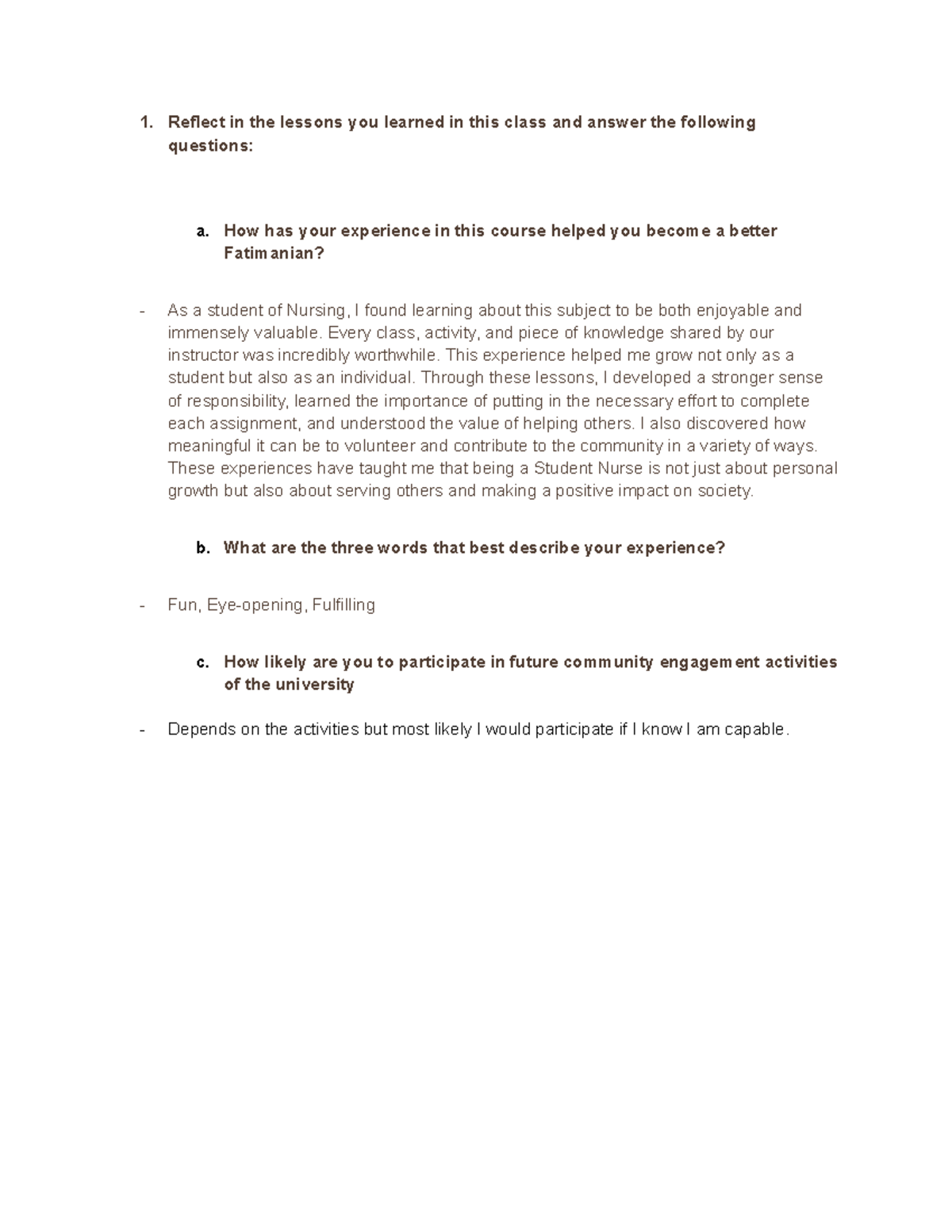 Module Activity 2 VRTS 113 114 - Reflect in the lessons you learned in ...