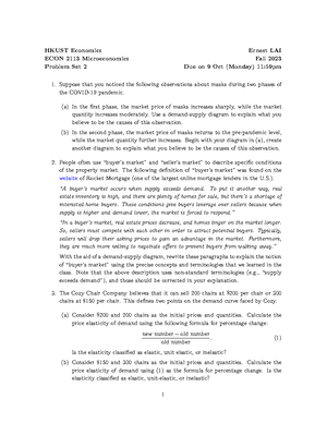 ECON 2113 PS2 - econ material practice - ECON 2113 Fall 2024 Problem ...