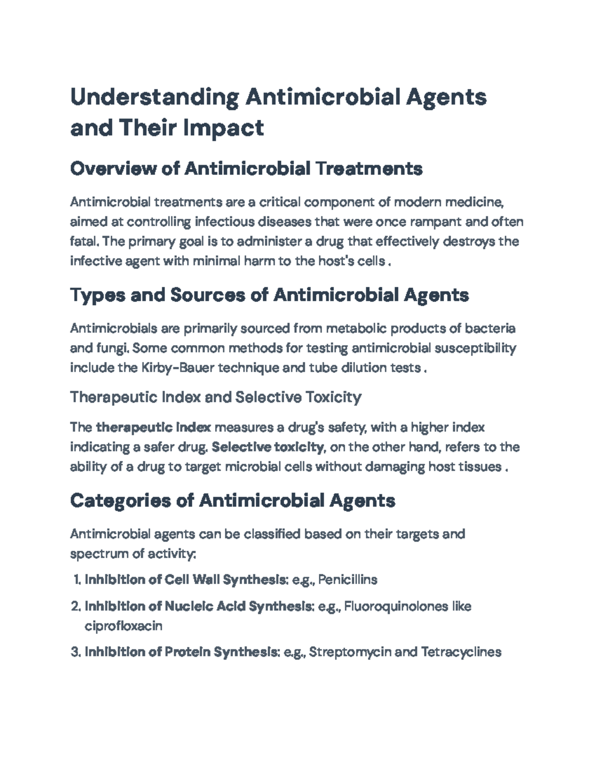Understanding Antimicrobial Agents: A Comprehensive Overview of ...