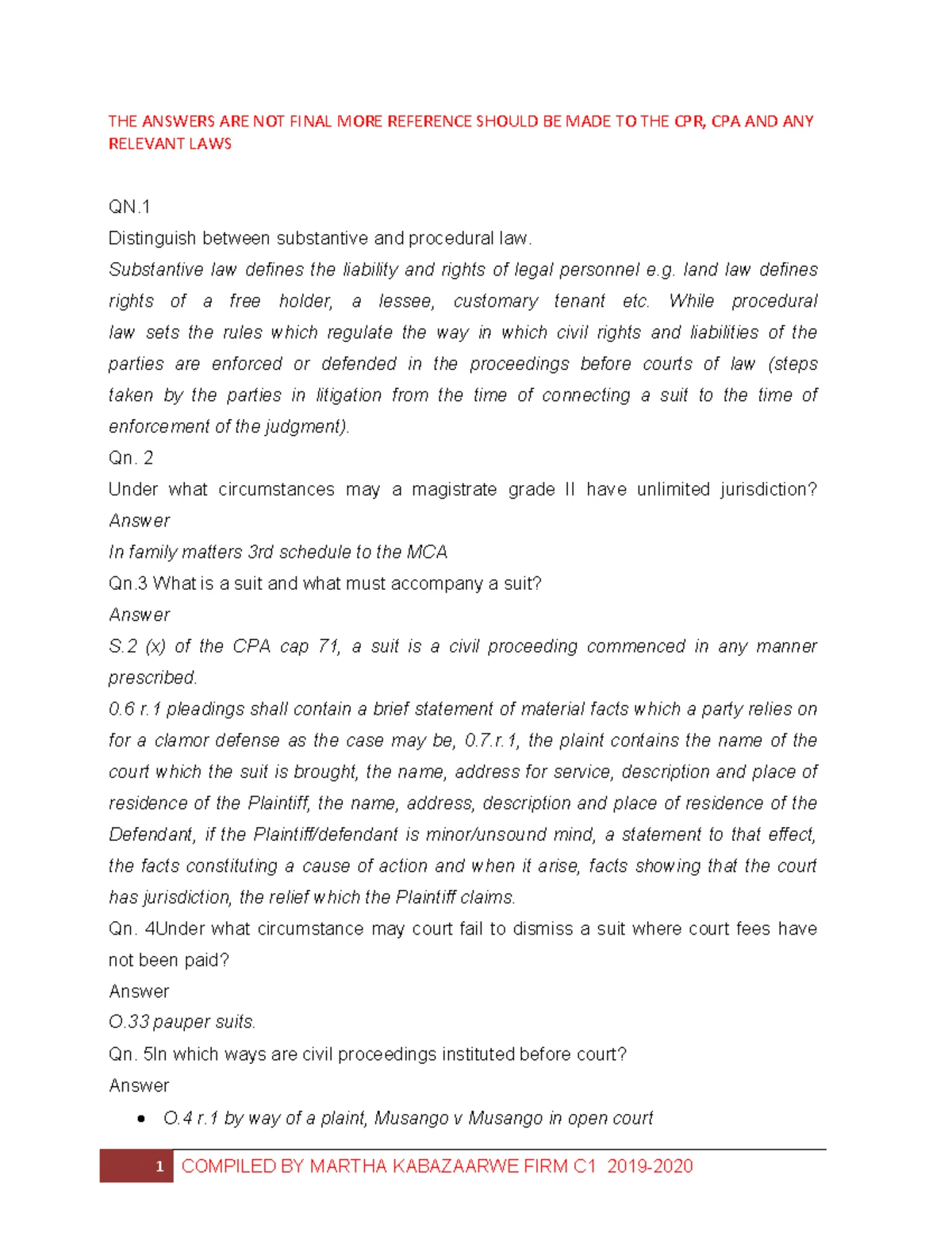 Eccmis User Manual For the Advocates and Litigants - 0 o Procedural ...