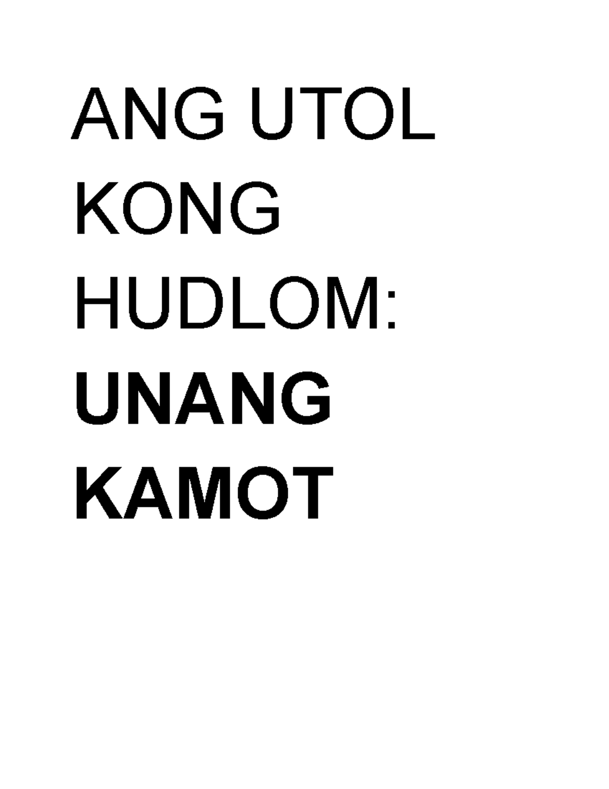 EXIT EXAM 2024 2025 Results - Basic English Course 2 - ANG UTOL KONG ...