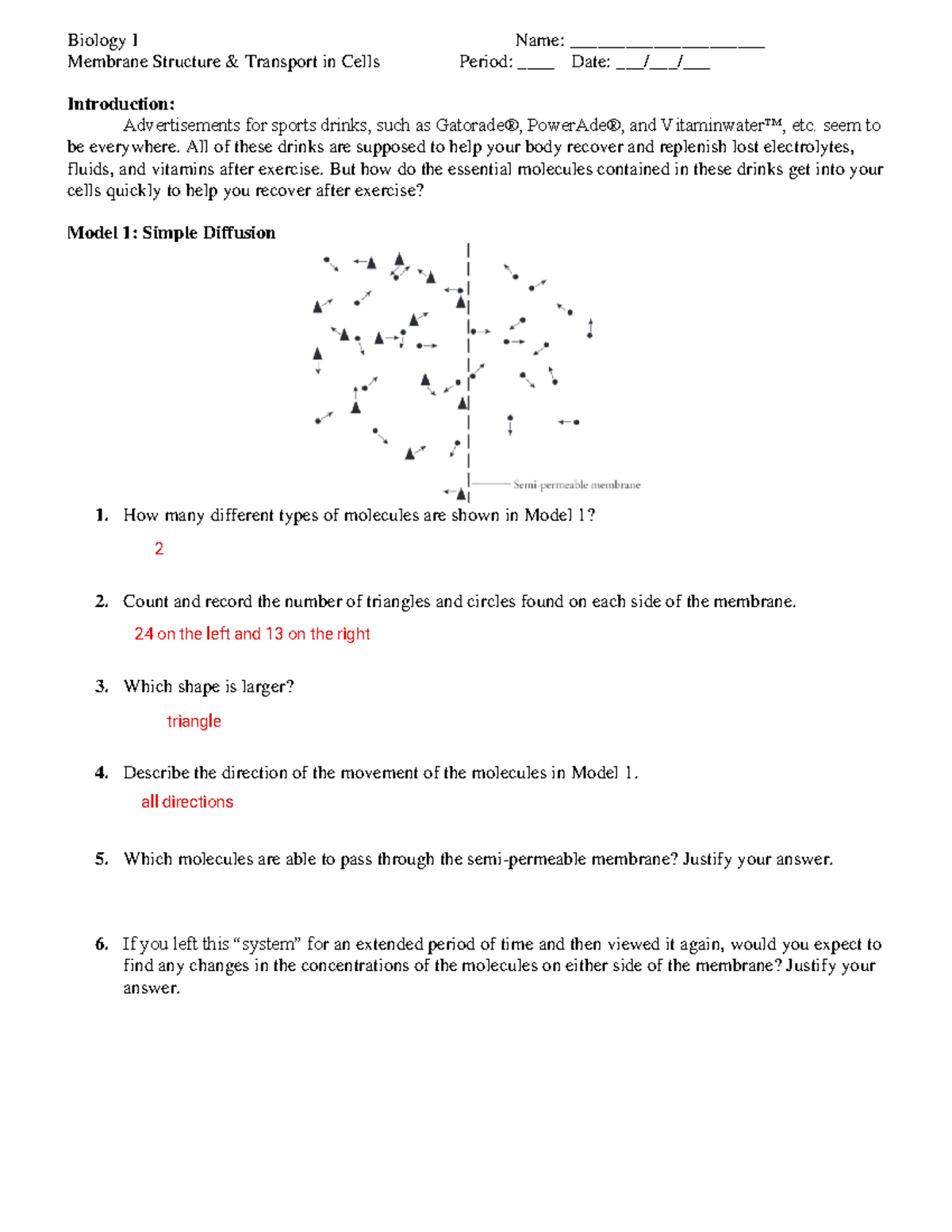 Lance Hugelmeyer - 24 25 Tate - Membrane Structure & Transport ...
