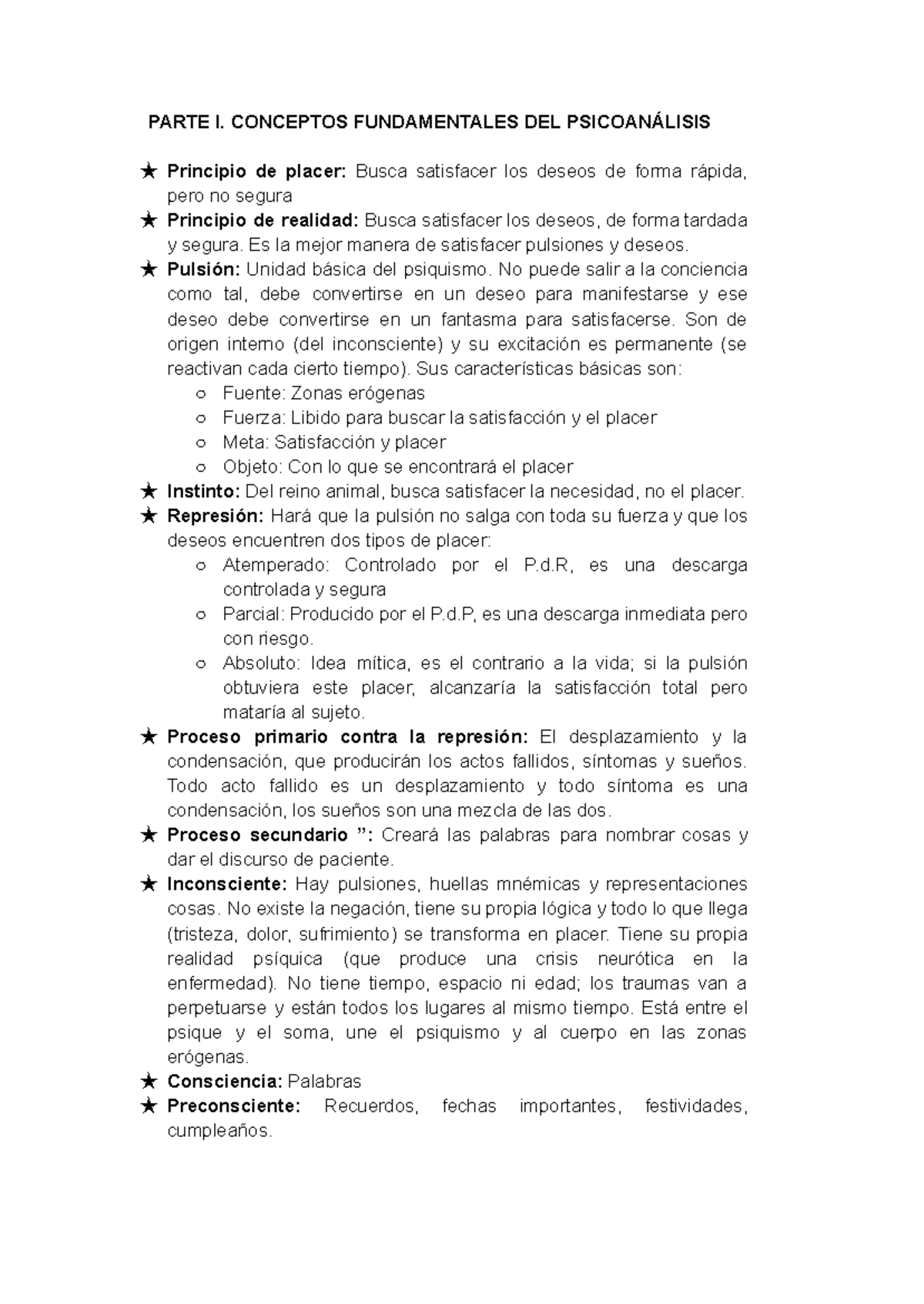 GUÍA DE DIAGNÓSTICO: APUNTES DE PROCESOS EN PSICOANÁLISIS - Studocu