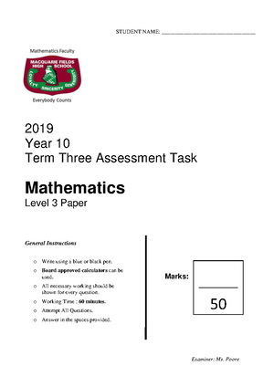 ACER Scholarships Practice Questions Year 7 8 Download - Australian ...