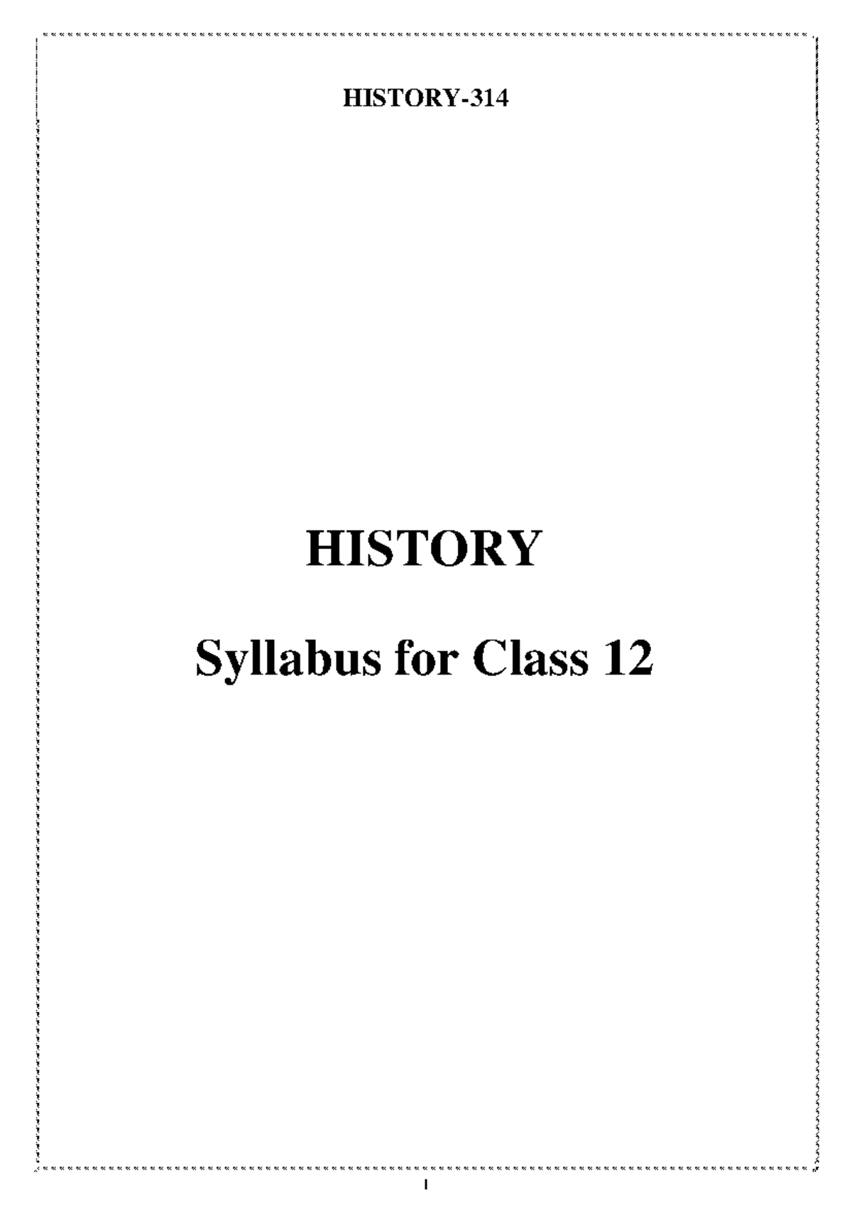 HISTORY Syllabus for Class 12: Key Units Overview and Insights - Studocu