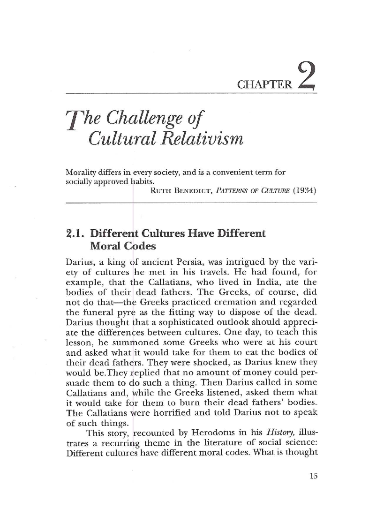 CHAPTER 2: The Challenge of Cultural Relativism in Moral Philosophy ...