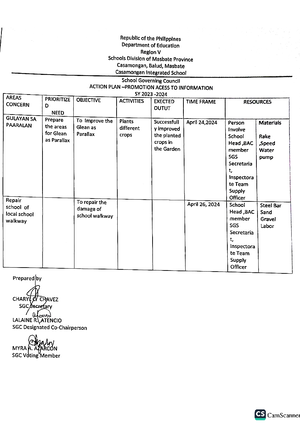 Student Led School Watching Hazard Mapping - Republic of the ...