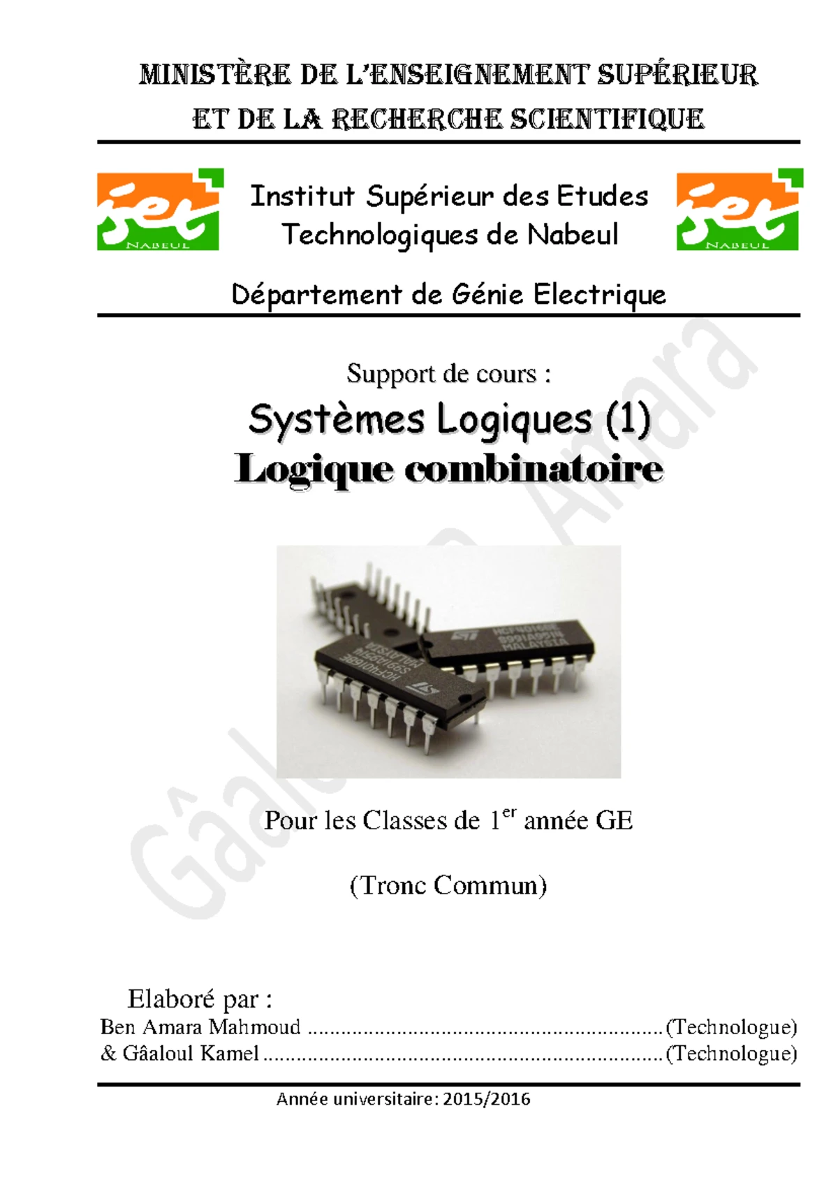 circuits logiques combinatoires (codeur, décodeur et transcodeur) - system logiqye - Studocu