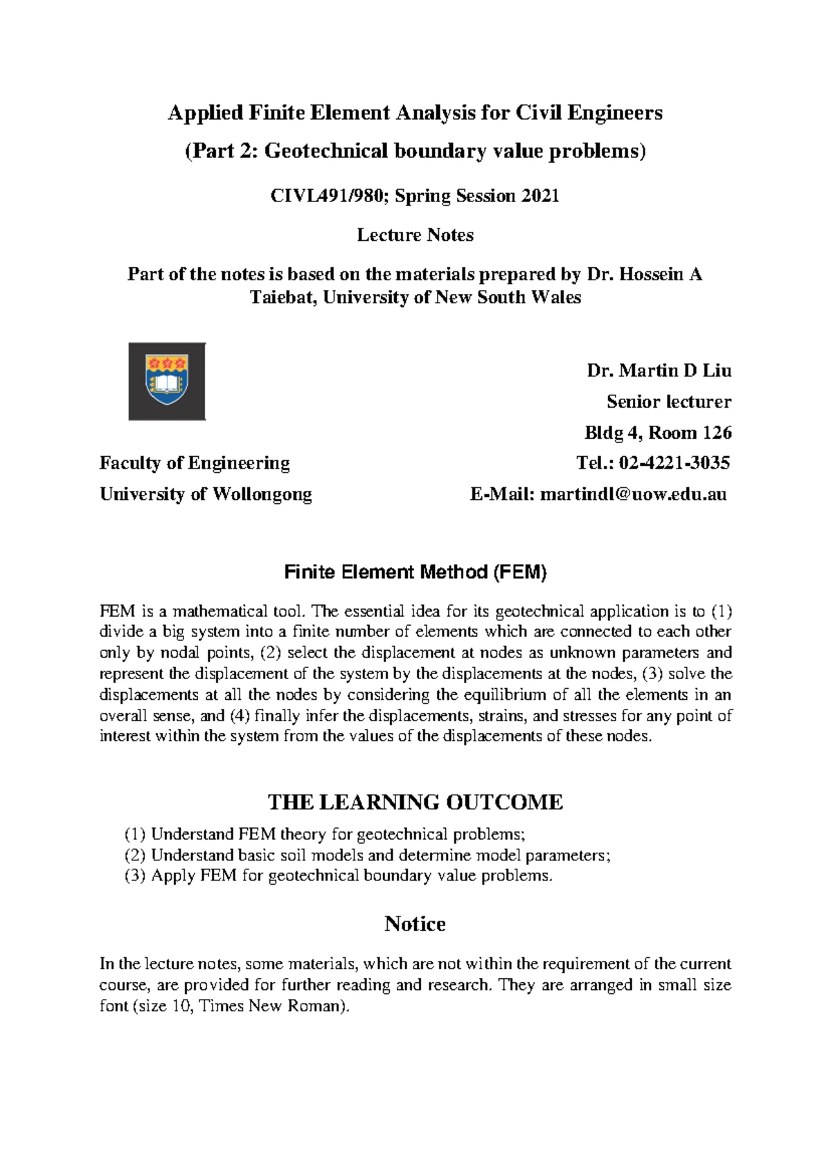 Strand 7 Finite Element Analysis Manual - Strand7 Release 2 Features ...