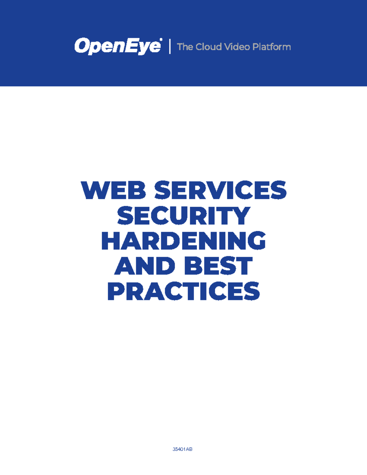 WEB SERVICES SECURITY HARDENING BEST PRACTICES 35401AB GUIDE - Studocu