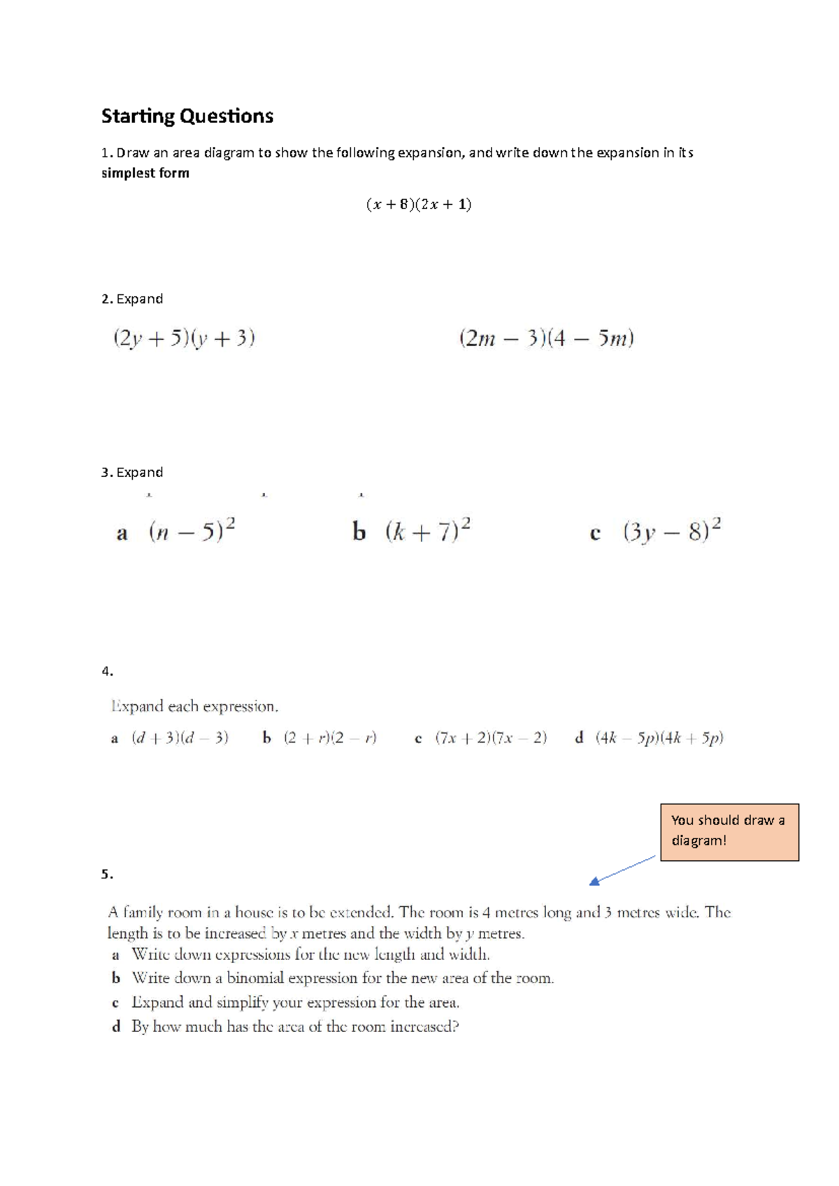 Further Expanding Binomials: Techniques & Examples (Math 101) - Studocu