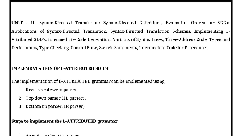 Intermediate Representation in Compiler Design: Concepts & Examples ...