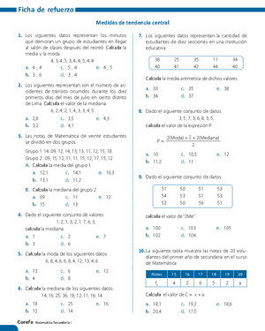 Examen estadistica - sadasdsa - ESTADISTICA Y PROBABILIDADES EVALUACIÓN ...