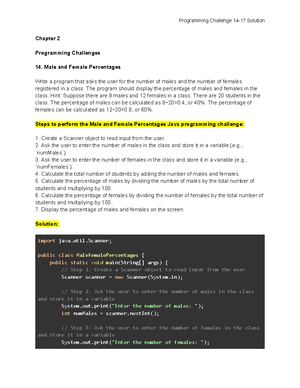 Chapter 2 1st Programming Challenge Solution - Chapter 2 Programming Challenges Name, Age, and ...