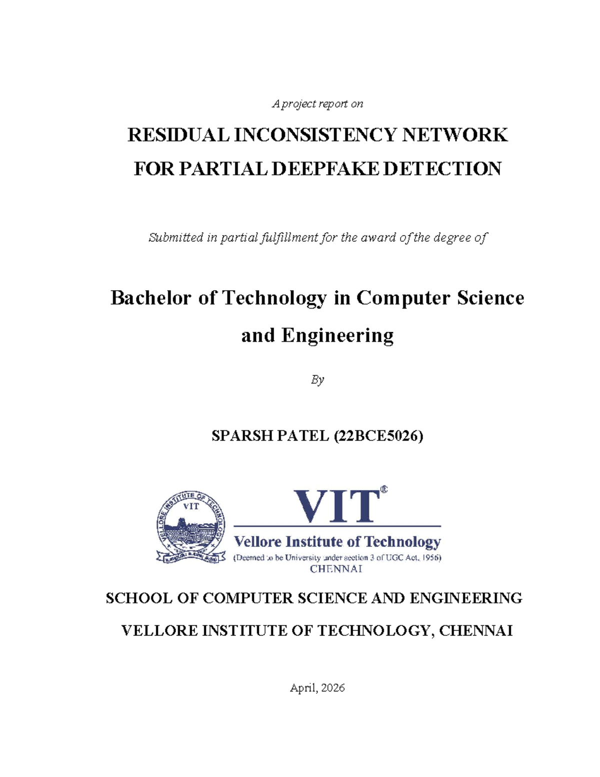 Page1 - .sdvbsjkvbs - Software Engineering - A project report on ...