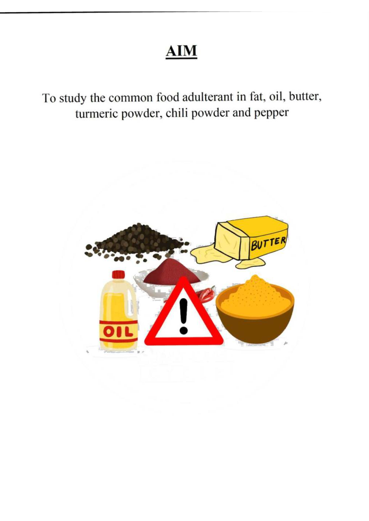 Study of Common Food Adulterants in Fats, Oils, and Spices (MS) - Studocu
