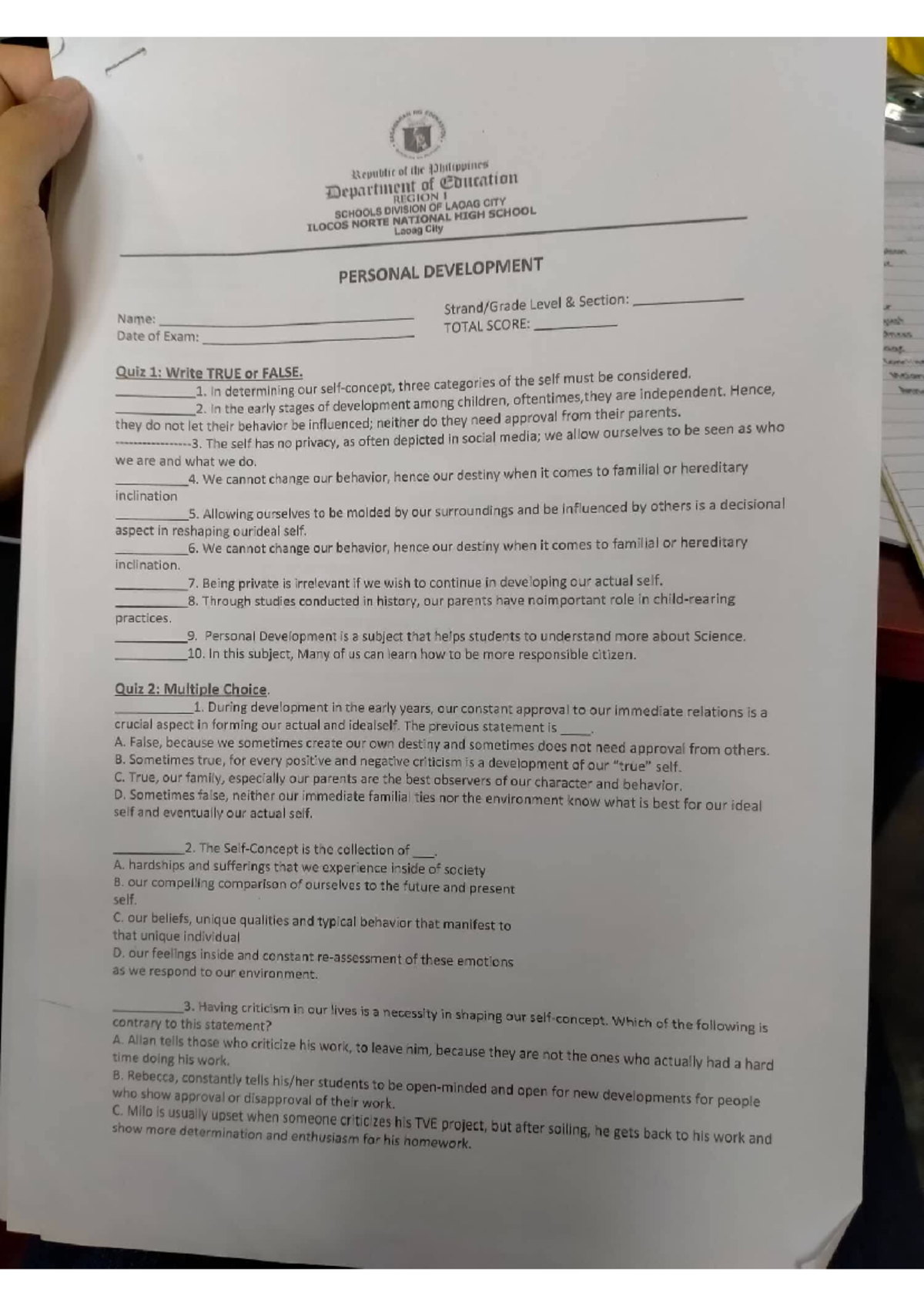 33 (3 files merged) - Midterm Examination IN ORAL Communication ...