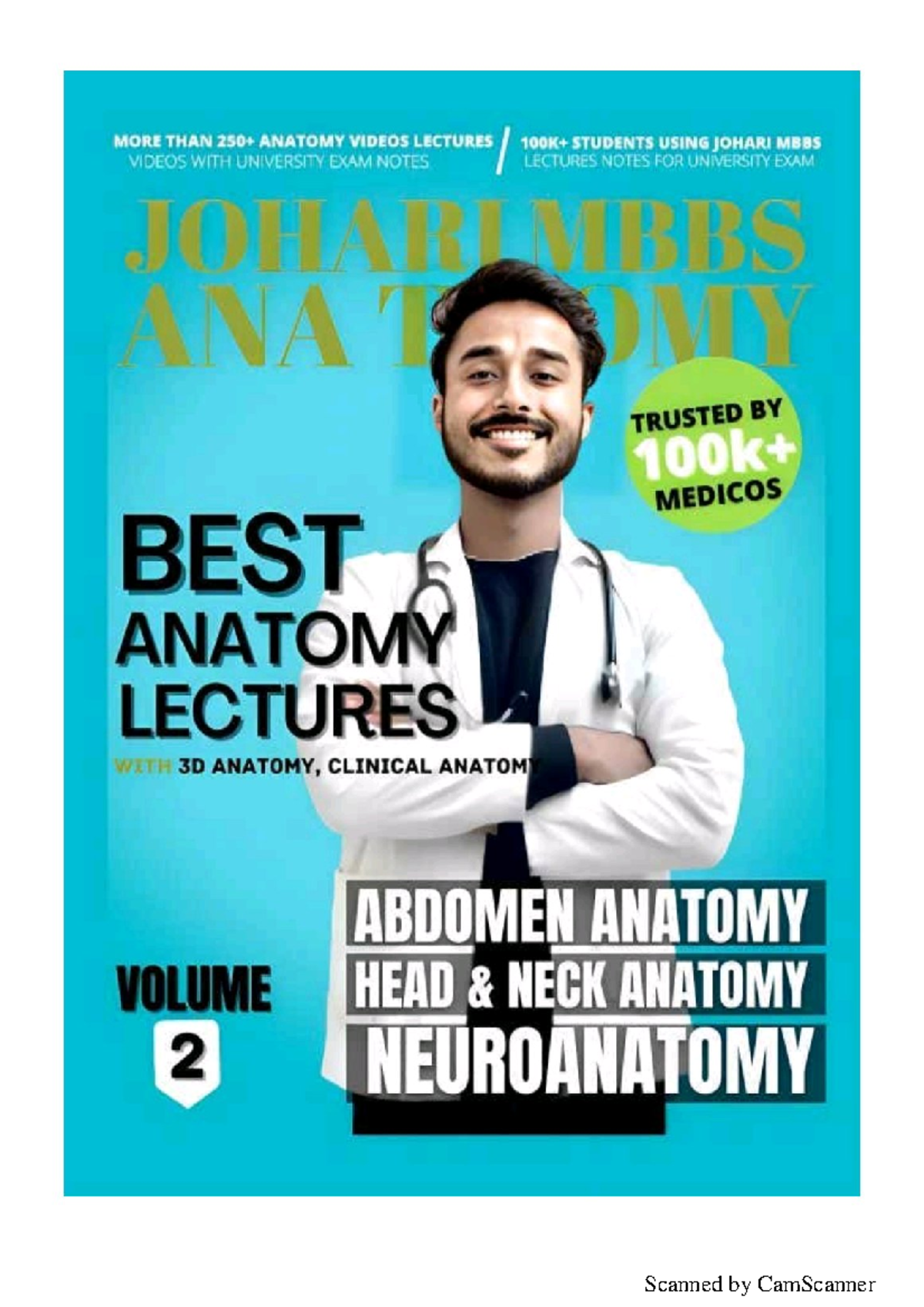 Johari MBBS Anatomy V2: Comprehensive Lecture Notes for Exams - Studocu