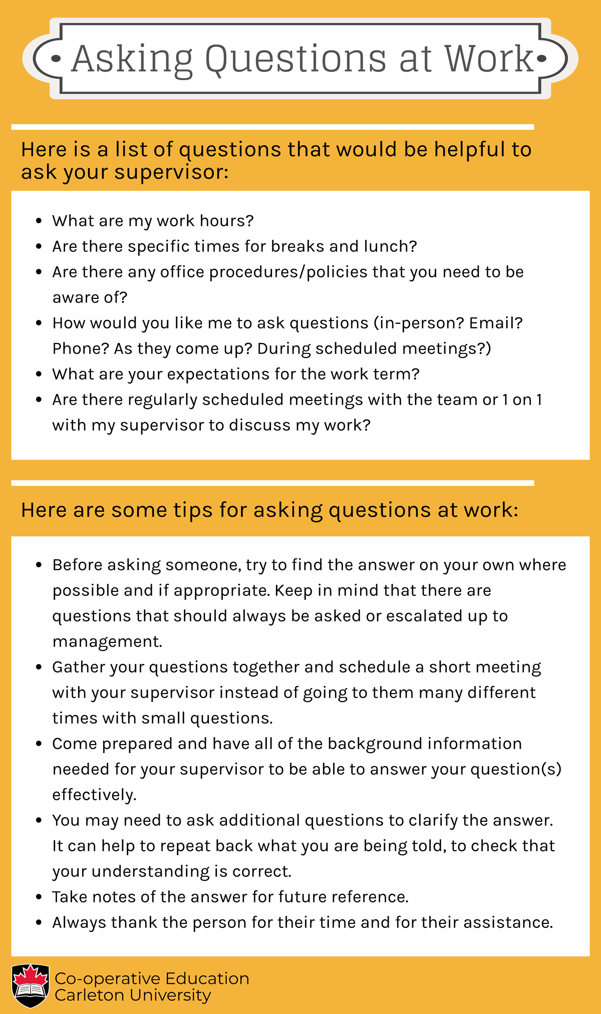 Effective Questioning Strategies for the Workplace - Carleton U - Studocu