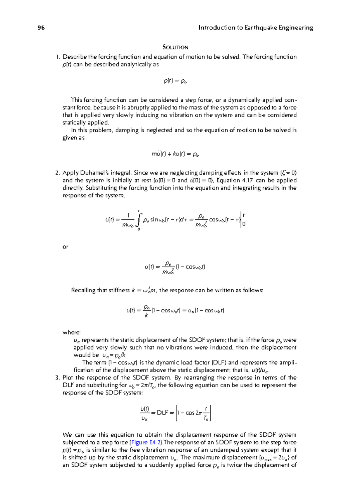Introduction to Earthquake Engineering (CE 101) - Functional Analysis ...