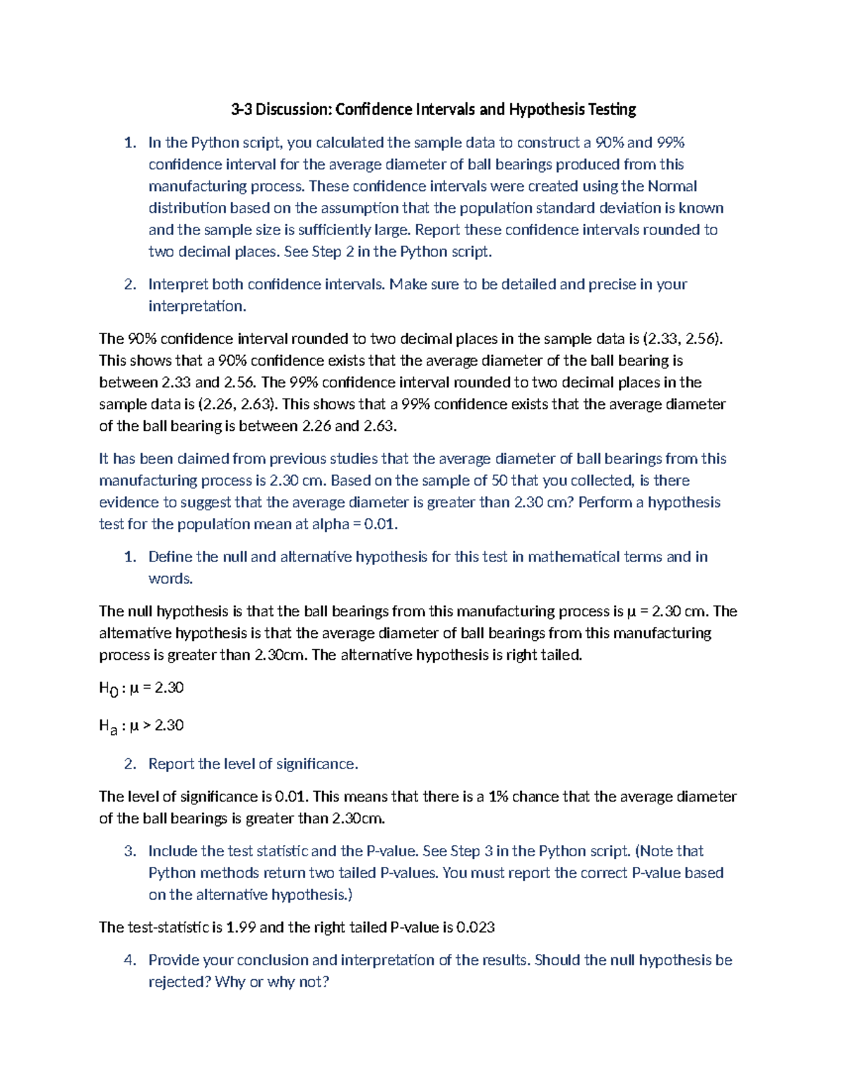 3-3 Discussion: Analyzing Confidence Intervals & Hypothesis Testing ...
