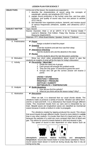 MON & ITCS MOD 2 - Module for crafting the lesson plan of grade 7 ...